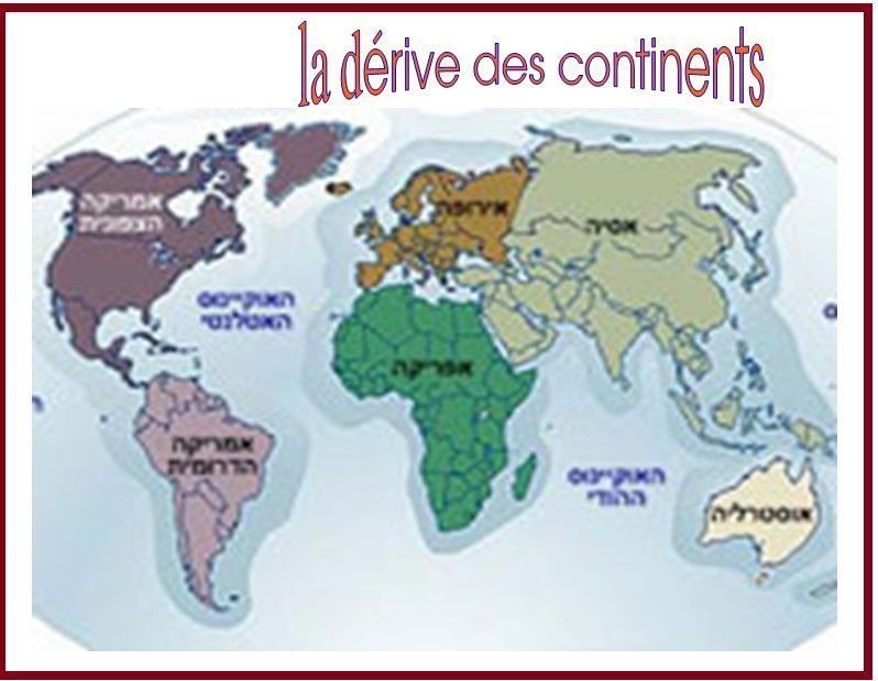 LA DERIVE DES CONTINENTS